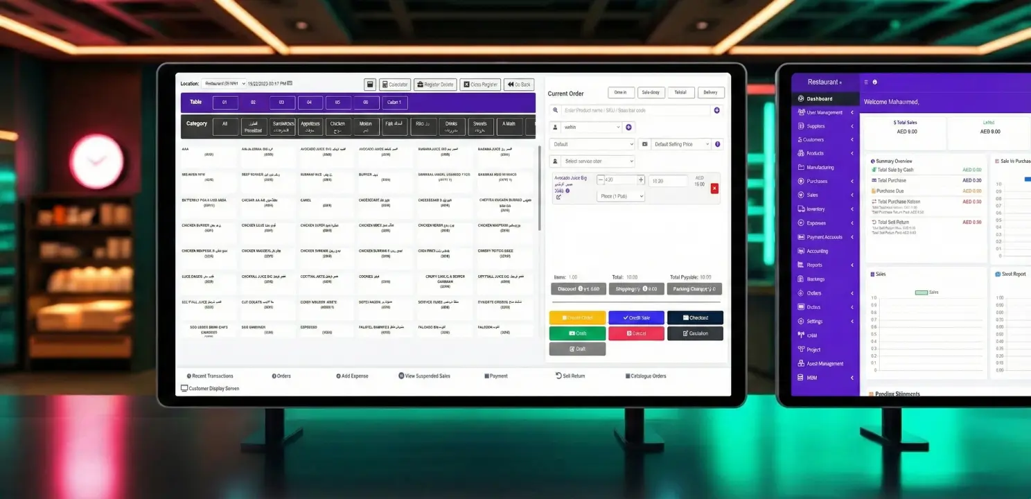 VAT-Ready POS Software Cafe & QSR System UAE